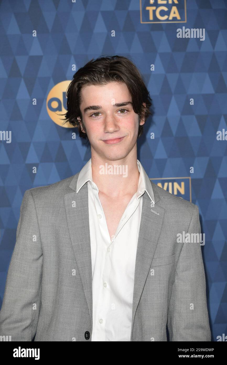 Daniel DiMaggio at the ABC TCA Winter Press Tour, Arrivals, Los Angeles ...