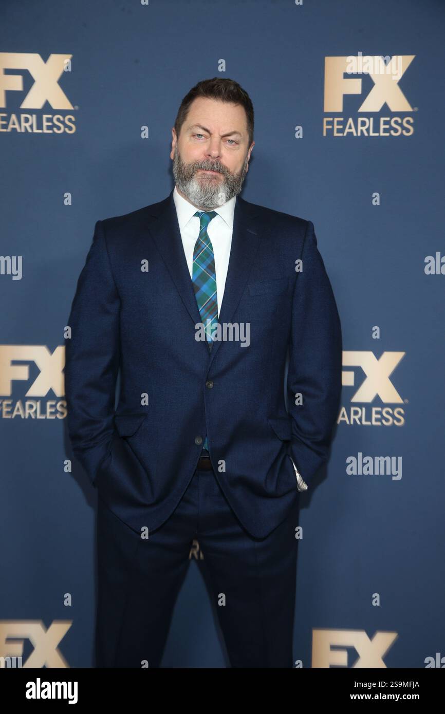 Nick Offerman at the FX Networks TCA Winter Press Tour Star Walk ...