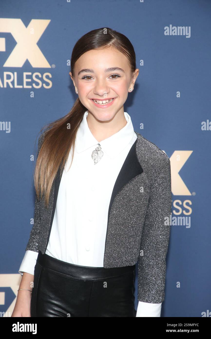 Olivia Edward at the FX Networks TCA Winter Press Tour Star Walk, Arrivals, Los Angeles, USA ...