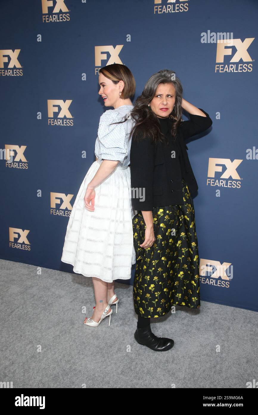 Sarah Paulson and Tracey Ullman at the FX Networks TCA Winter Press ...
