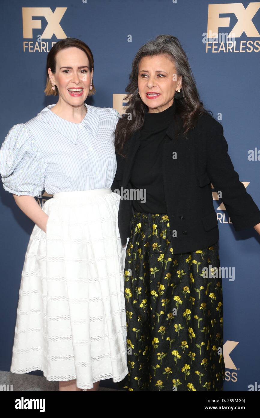 Sarah Paulson and Tracey Ullman at the FX Networks TCA Winter Press ...