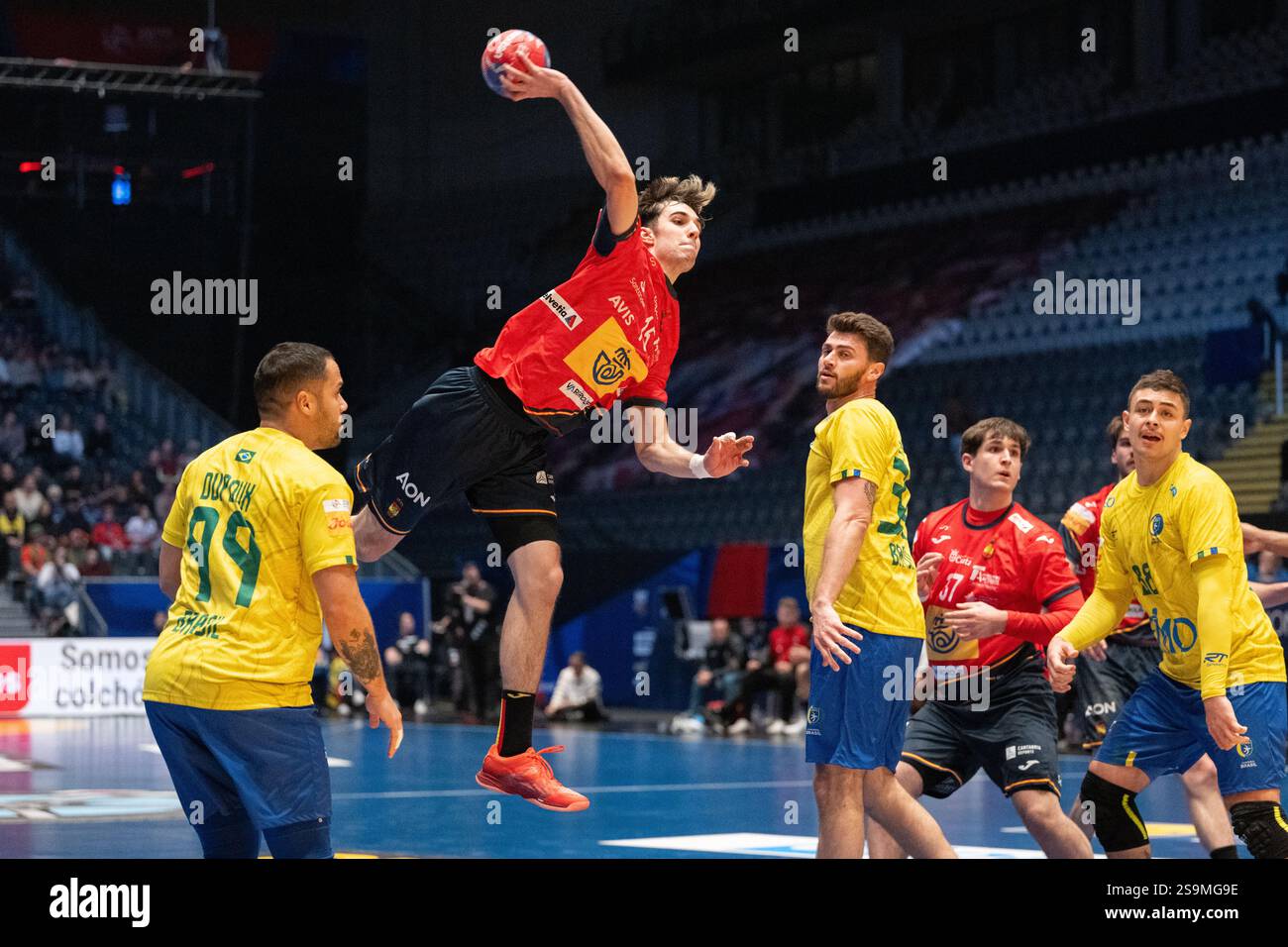 Oslo, Norway. 26th, January 2025. Petar Cikusa Jelicic (15) of Spain ...