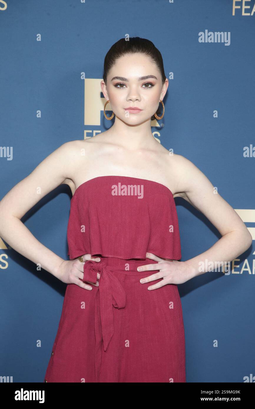 Hannah Alligood at the FX Networks TCA Winter Press Tour Star Walk ...