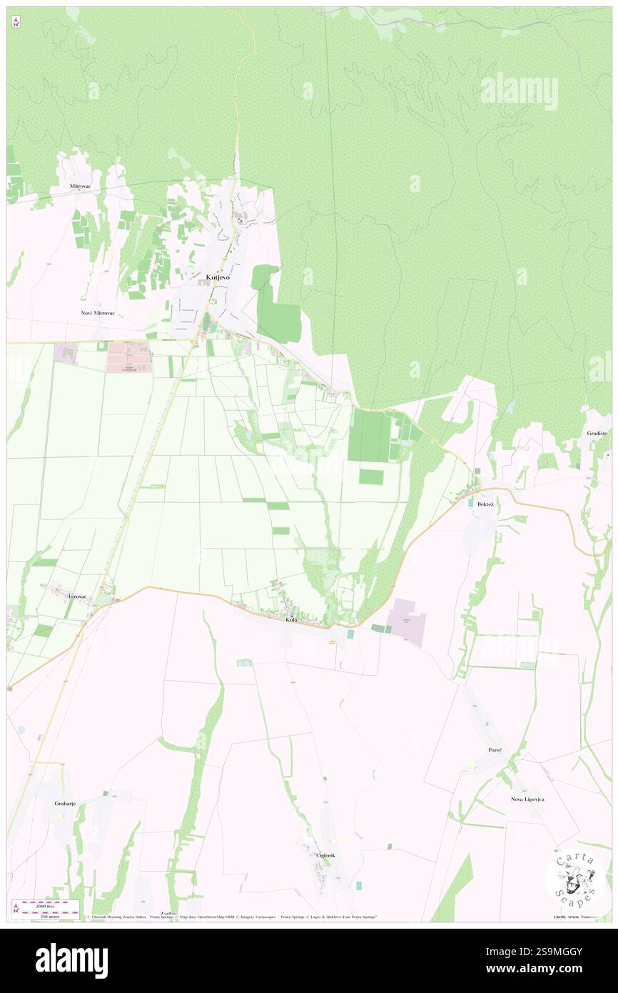 Duboki Potok, , HR, Croatia, , N 45 24' 2'', N 17 53' 48'', map ...