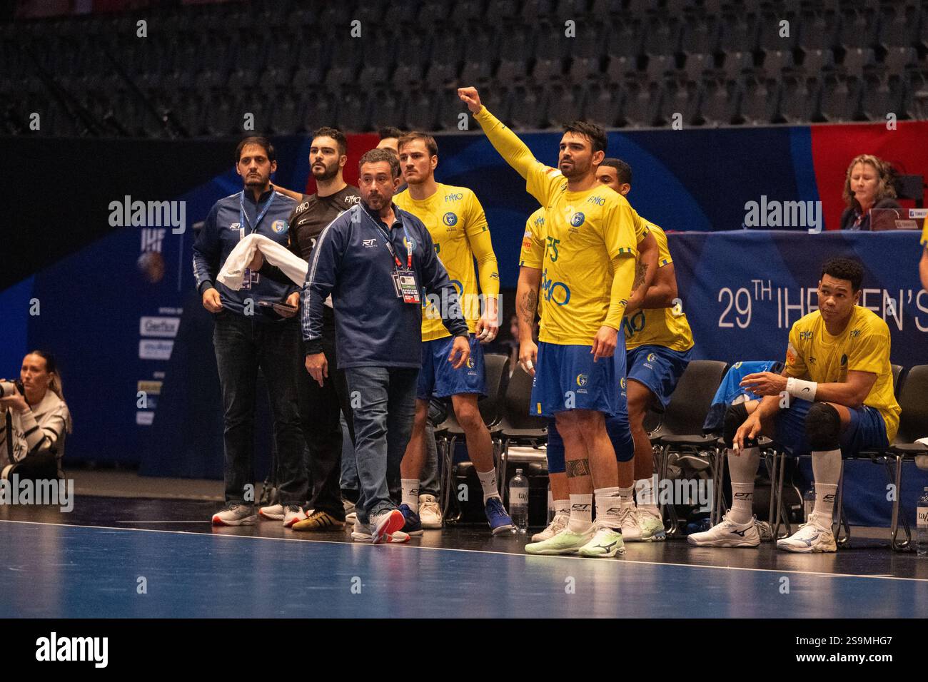 Oslo, Norway. 26th Jan, 2025. Denys Da Silva Barros (75) of Brazil seen ...