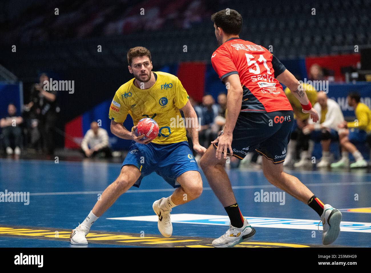 Oslo, Norway. 26th Jan, 2025. Haniel Langaro (37) of Brazil seen during ...
