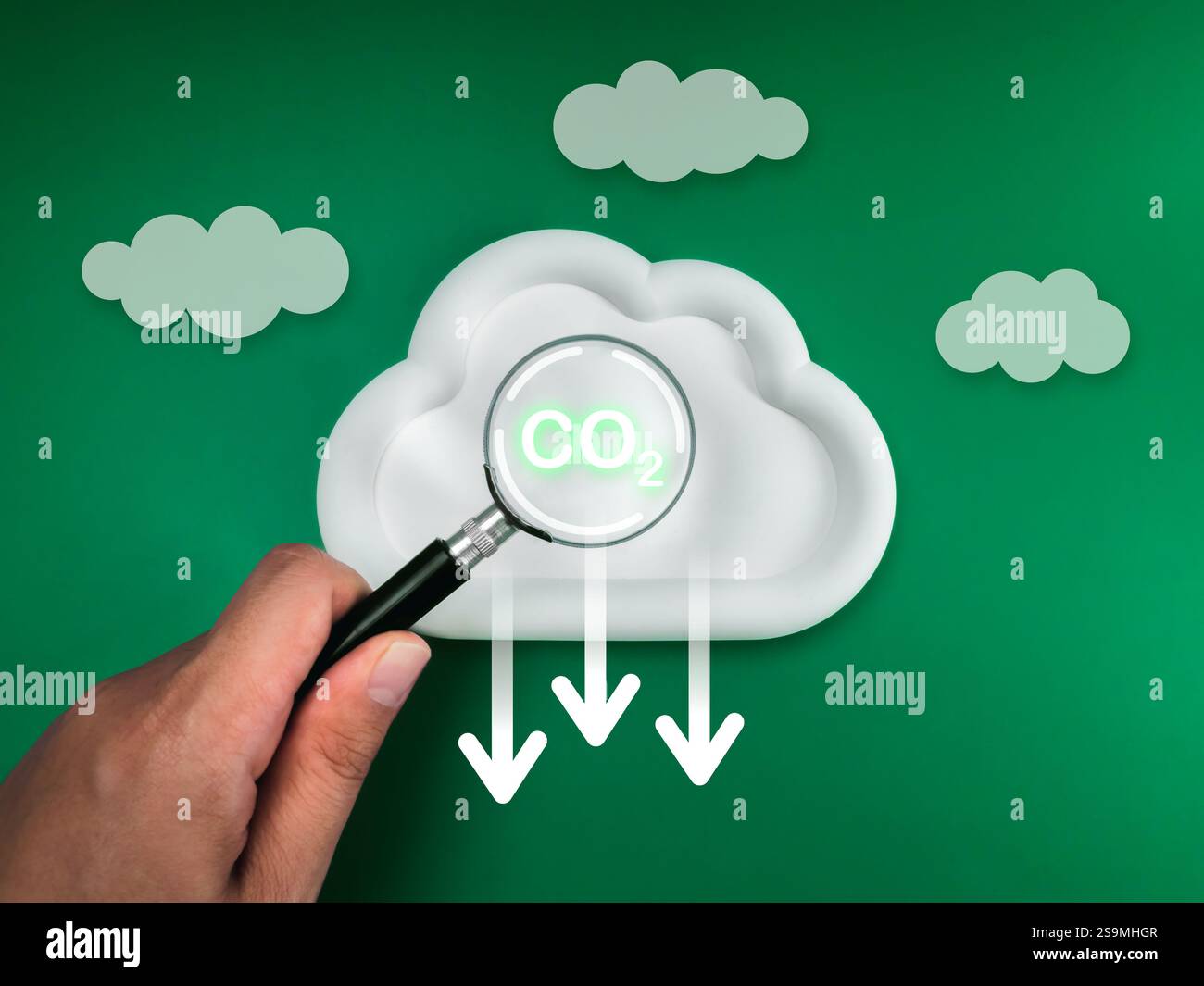 Reduce CO2 emissions to limit climate change and global warming, net zero carbon dioxide ...