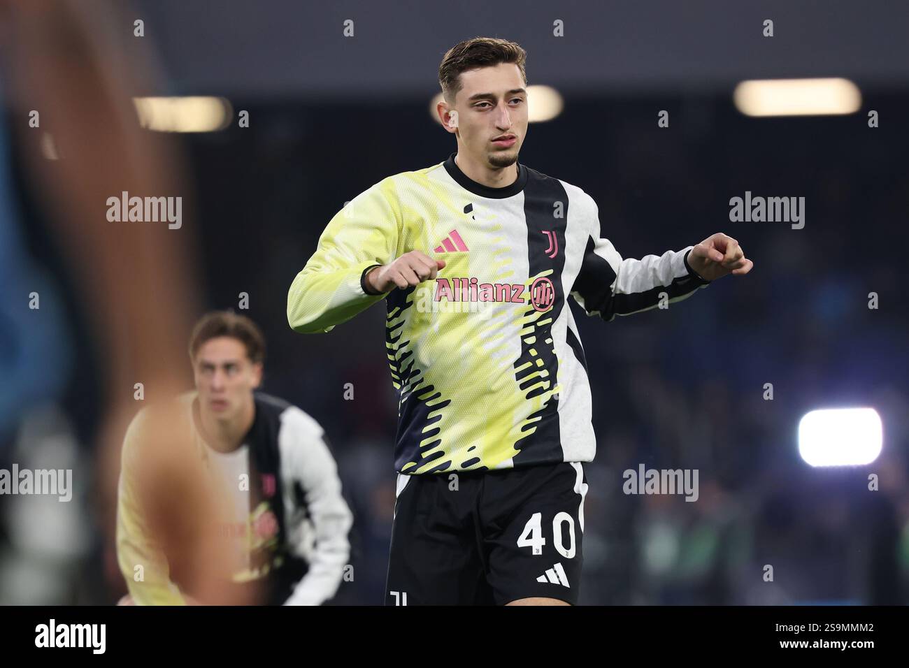 Napoli, Italia. 27th Jan, 2025. Juventus' Jonas Rouhi during the Serie ...