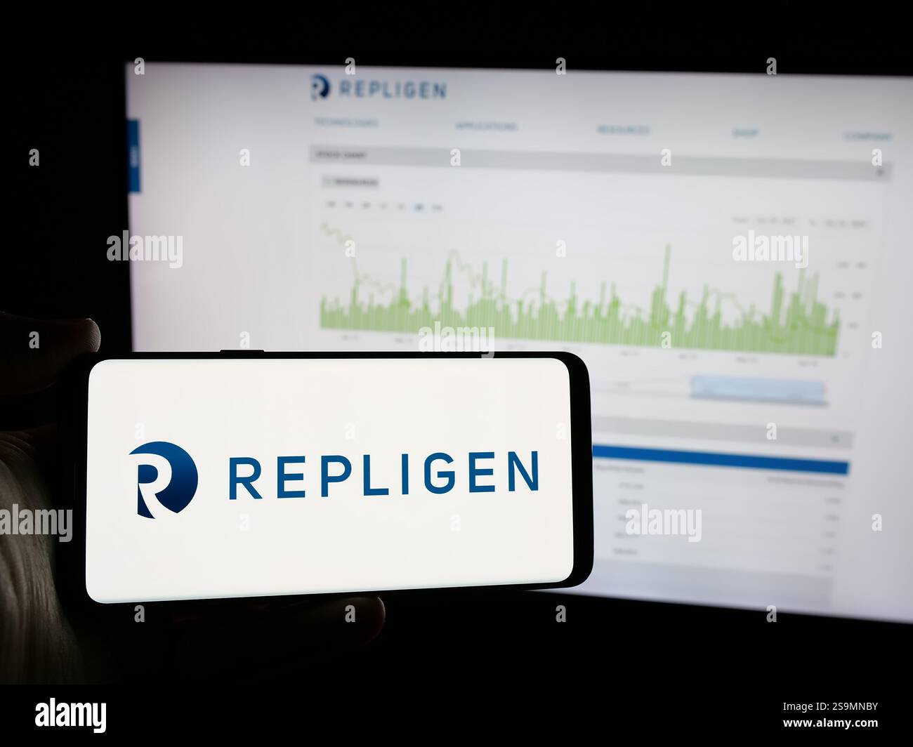 Germany. 25th Oct, 2024. In this photo illustration, a person is holding a mobile phone with the ...