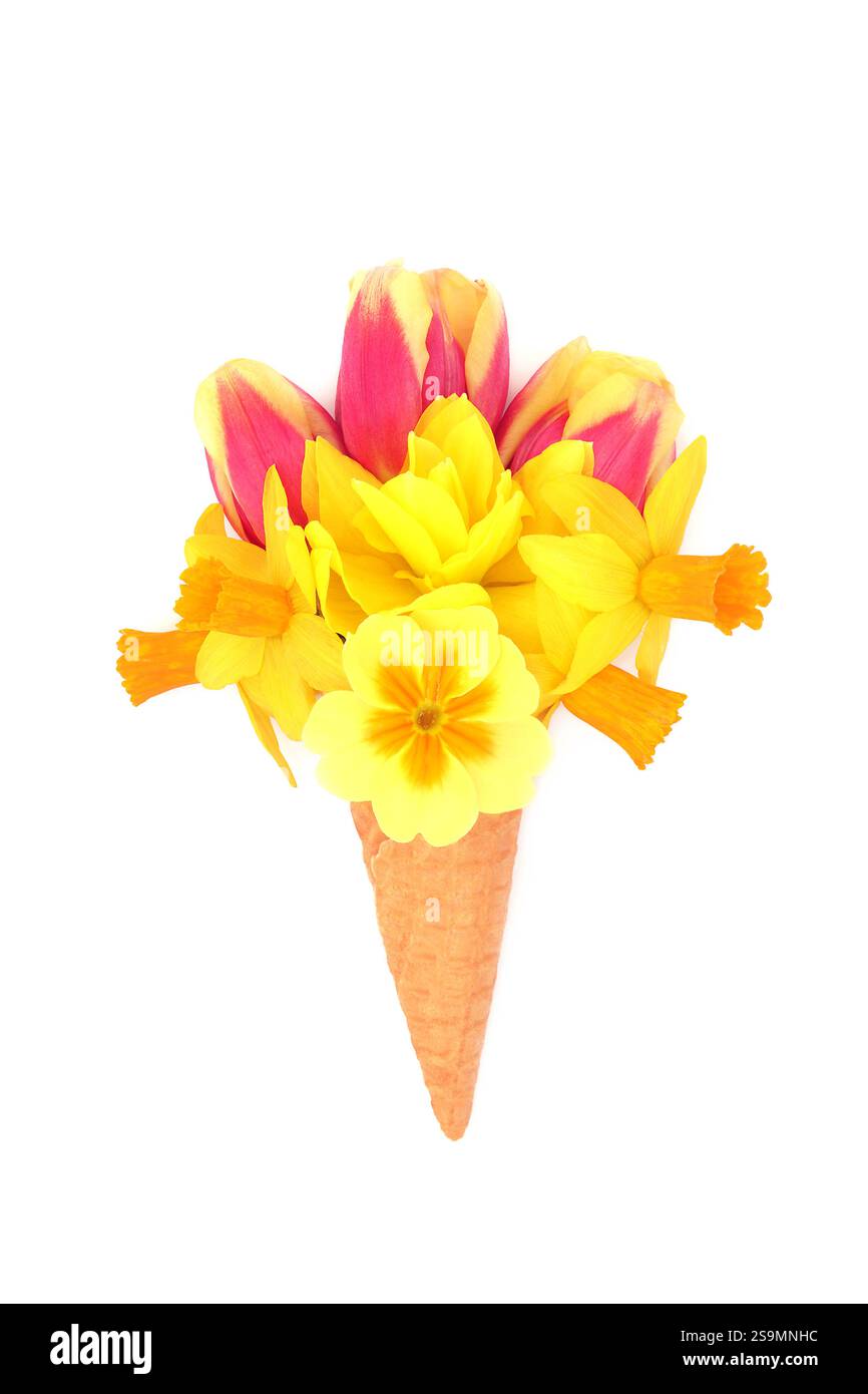 Happy spring holidays! bunch Cut Out Stock Images & Pictures - Alamy