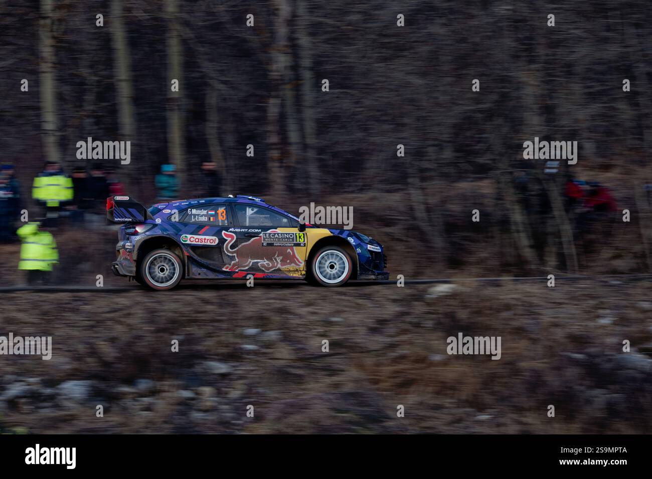 WRC Rally Monte Carlo 2025 at Ancelle, FRANCE, 24/01/2025 Florent ...