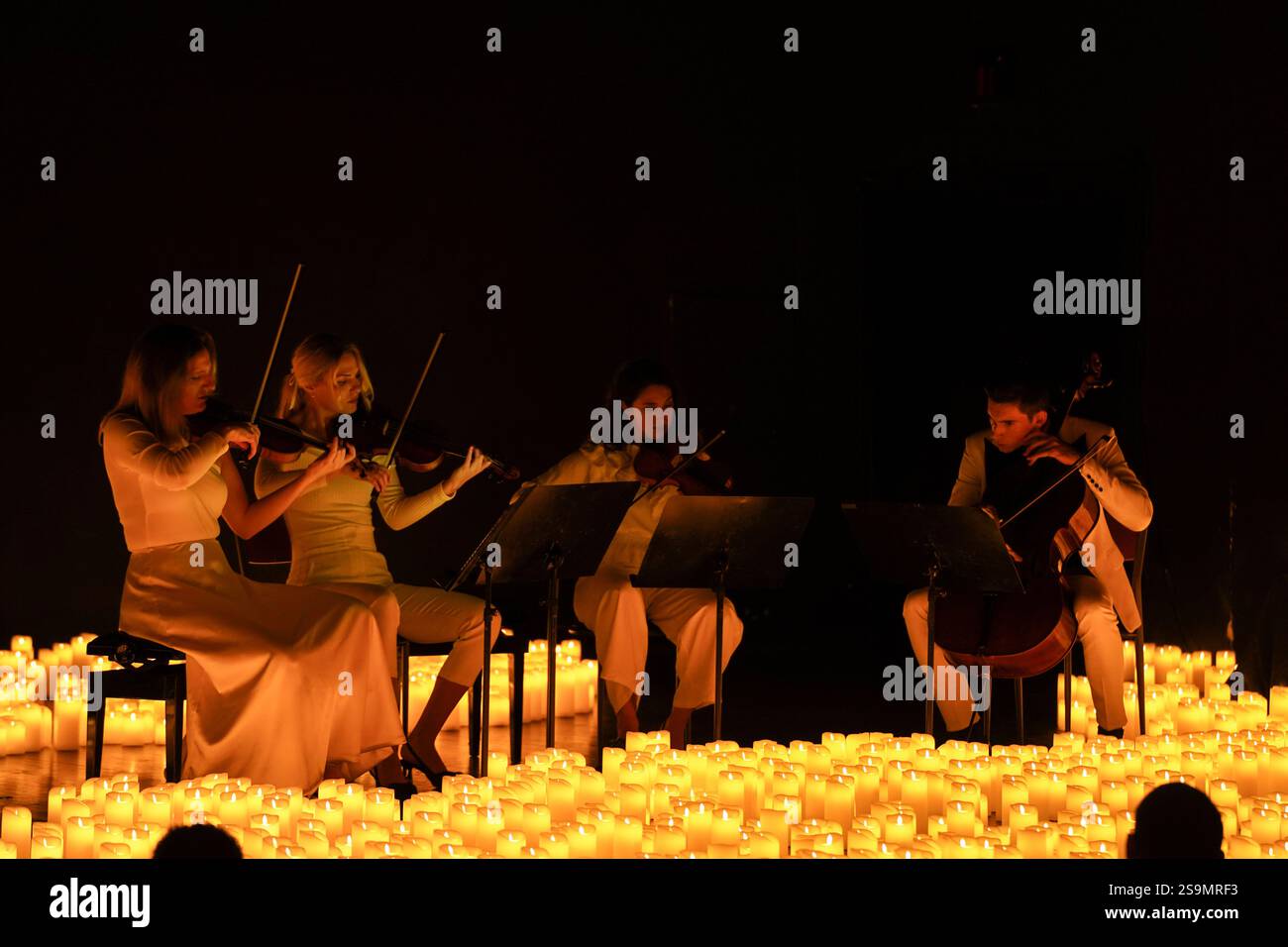 Zagreb, Croatia. 26th Jan, 2025. Concert Candlelight: Tribute to Coldplay performed by the ...