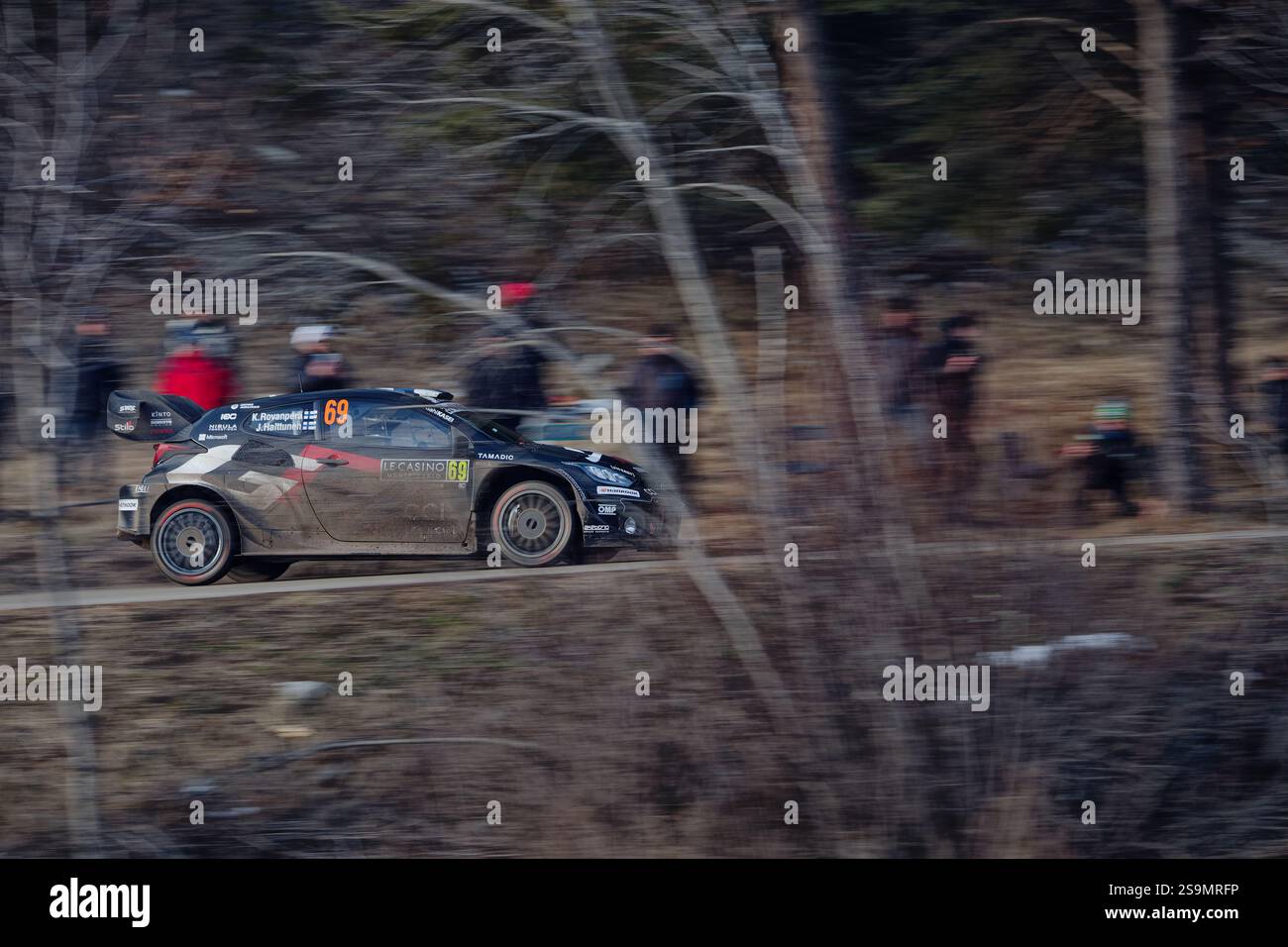 WRC Rally Monte Carlo 2025 at Ancelle, FRANCE, 24/01/2025 Florent ...