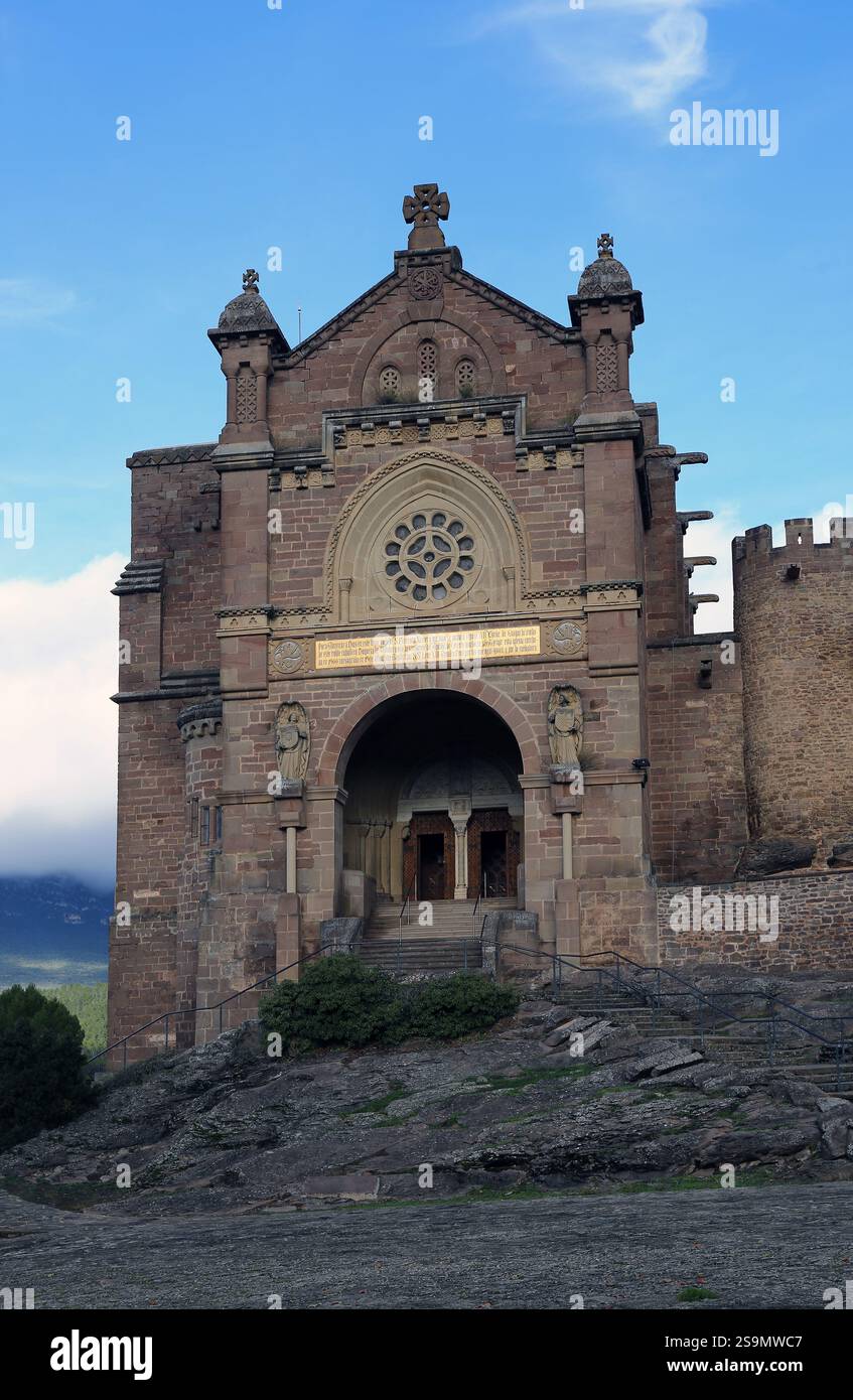 Spain. Navarre. Castle of Xavier. Birthplace and childhood home of ...
