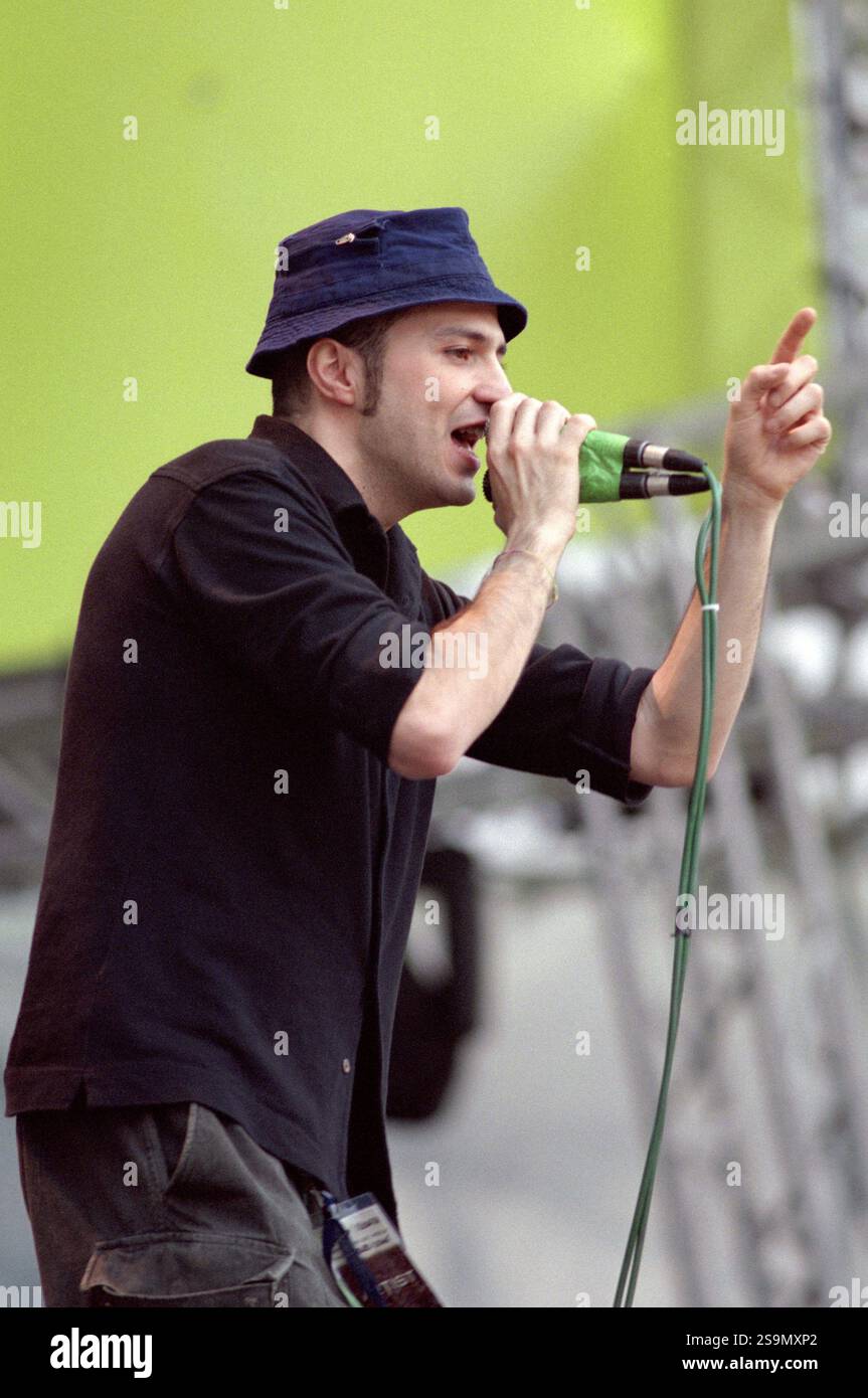Imola Italy 20/06/1999 :Samuel, singer of the Subsonica, Italian rock ...