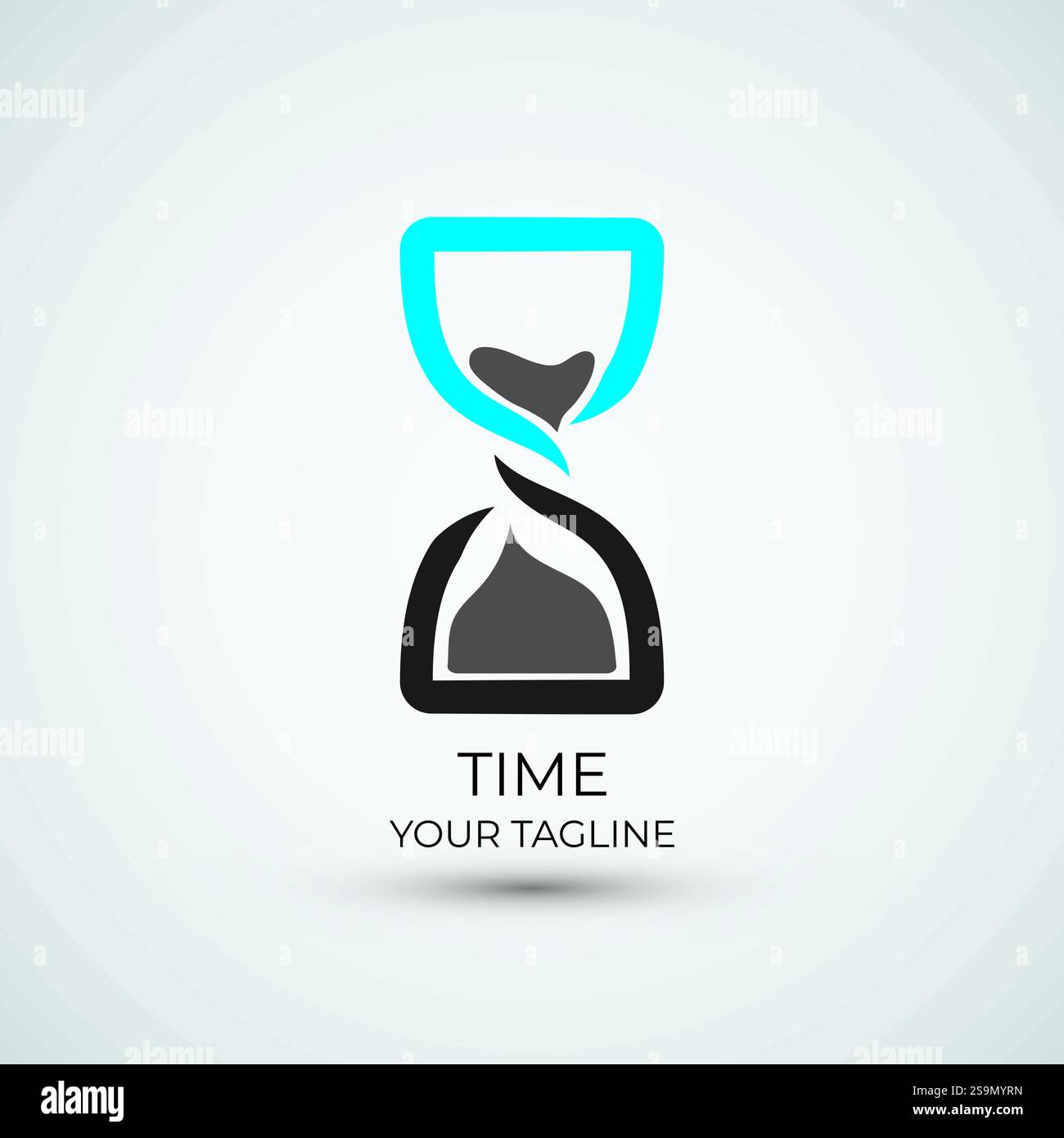 Timer sand glass people Stock Vector Images - Alamy