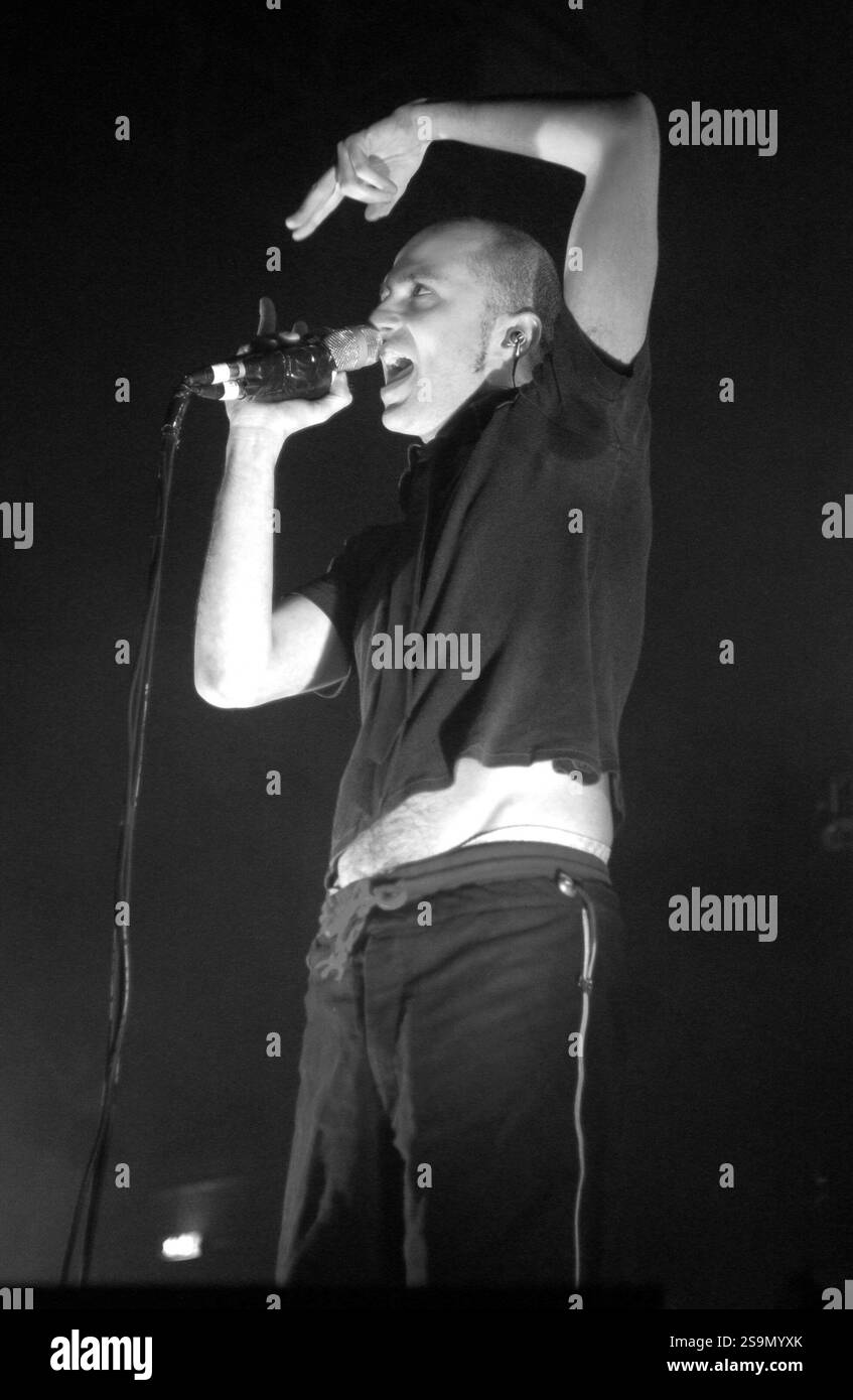 Milan Italy 06/04/2002: Samuel,singer of the Subsonica , Italian rock ...