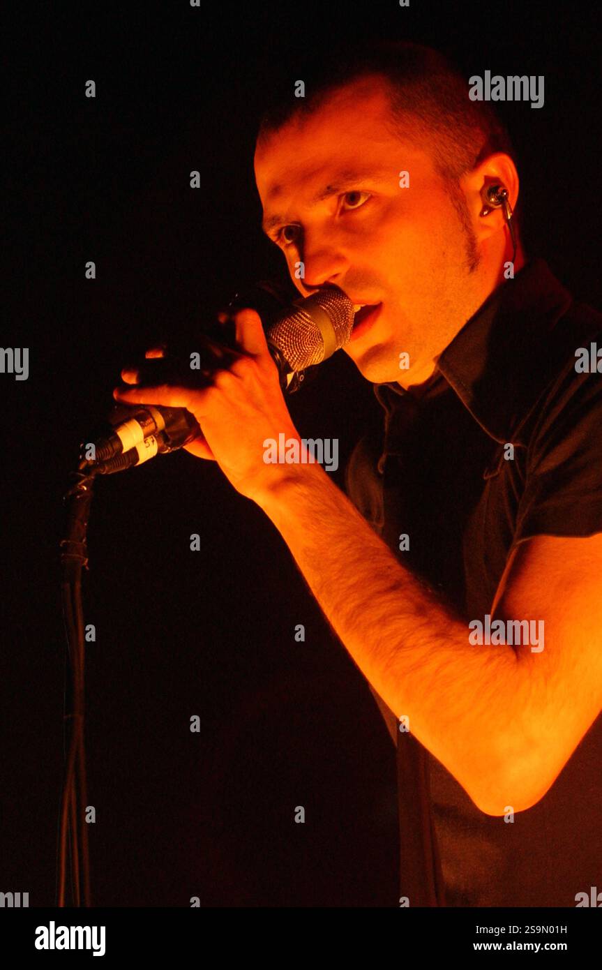 Milan Italy 06/04/2002: Samuel,singer of the Subsonica , Italian rock ...