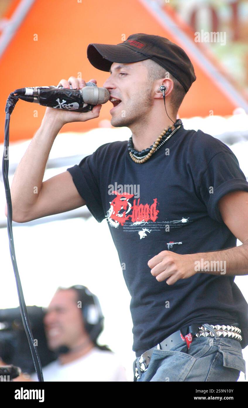 Imola Italy 15062002: Samuel,singer of the Subsonica , Italian rock ...