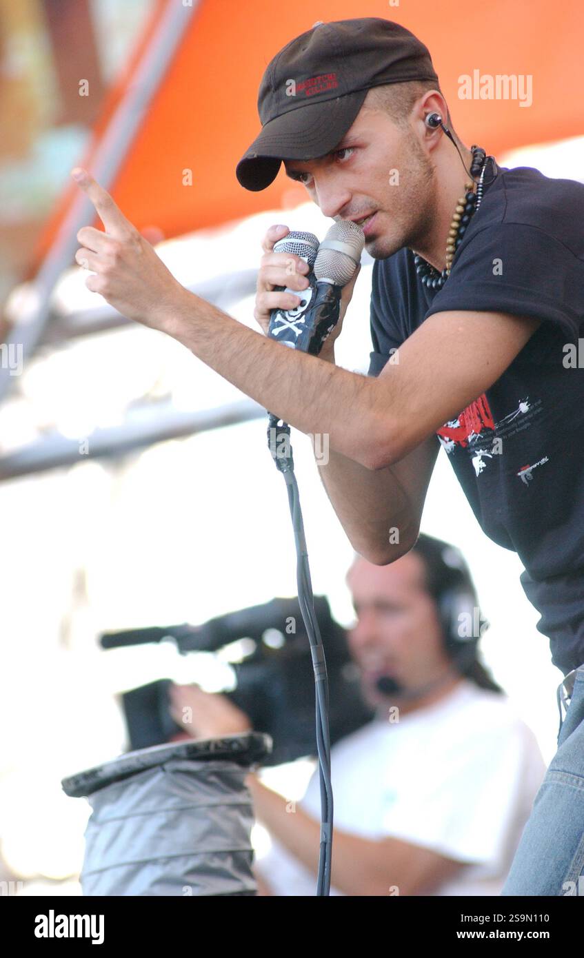Imola Italy 15062002: Samuel,singer of the Subsonica , Italian rock ...