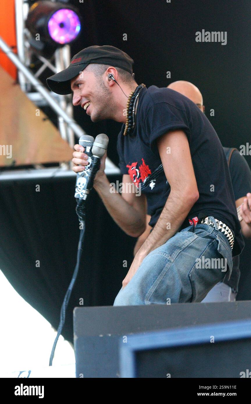 Imola Italy 15062002: Samuel,singer of the Subsonica , Italian rock ...