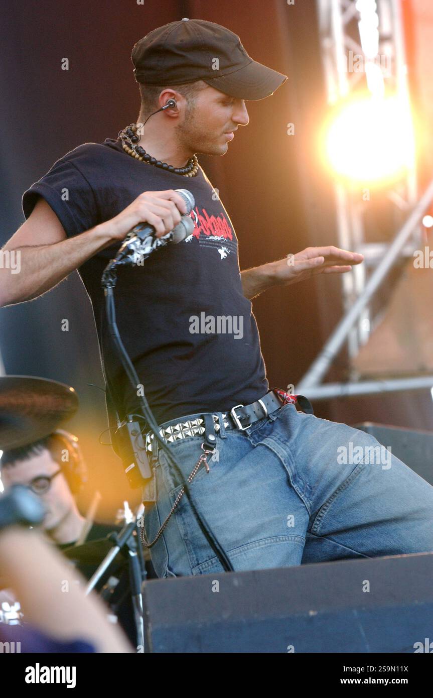 Imola Italy 15062002: Samuel,singer of the Subsonica , Italian rock ...