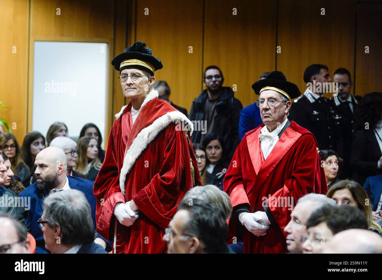 Italy, Rome, January 25, 2025 : Inauguration of the judicial year 2025 ...
