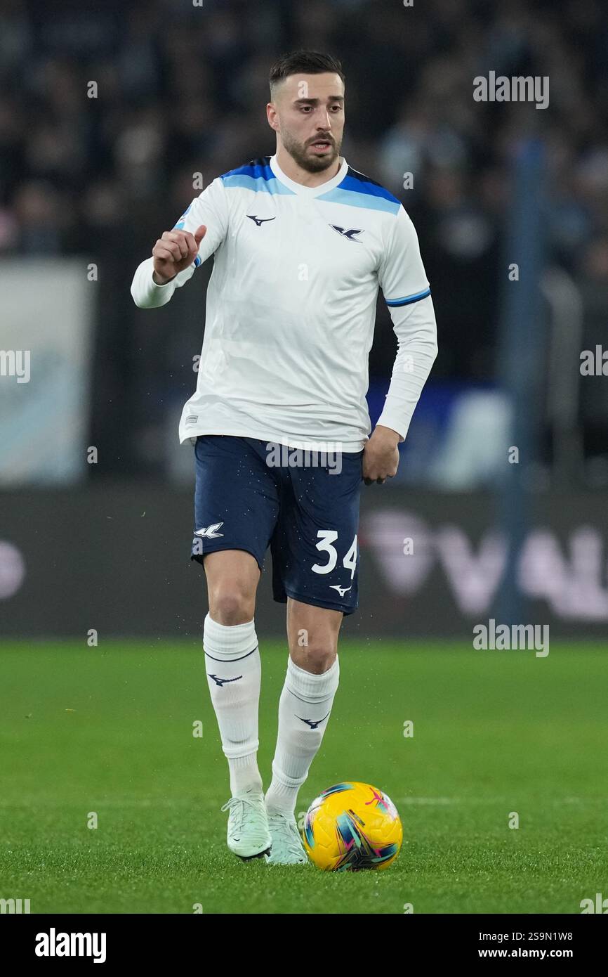 Roma, Italia. 26th Jan, 2025. Lazio's Mario Gila during the Serie A ...