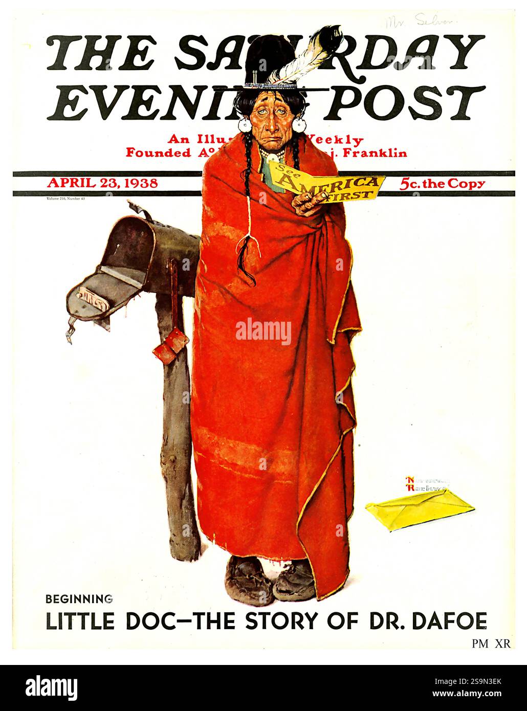 1938 Apr 23, Saturday Evening Post Cover featuring Norman Rockwell's ...