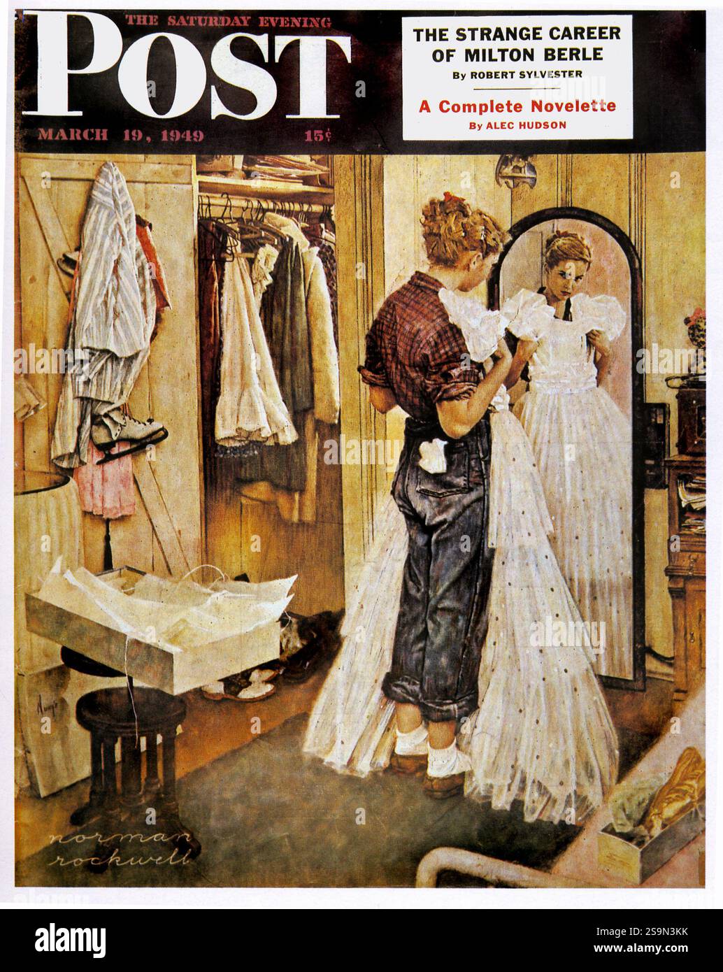 1949 March 19, Saturday Evening Post Cover featuring Norman Rockwell's ...