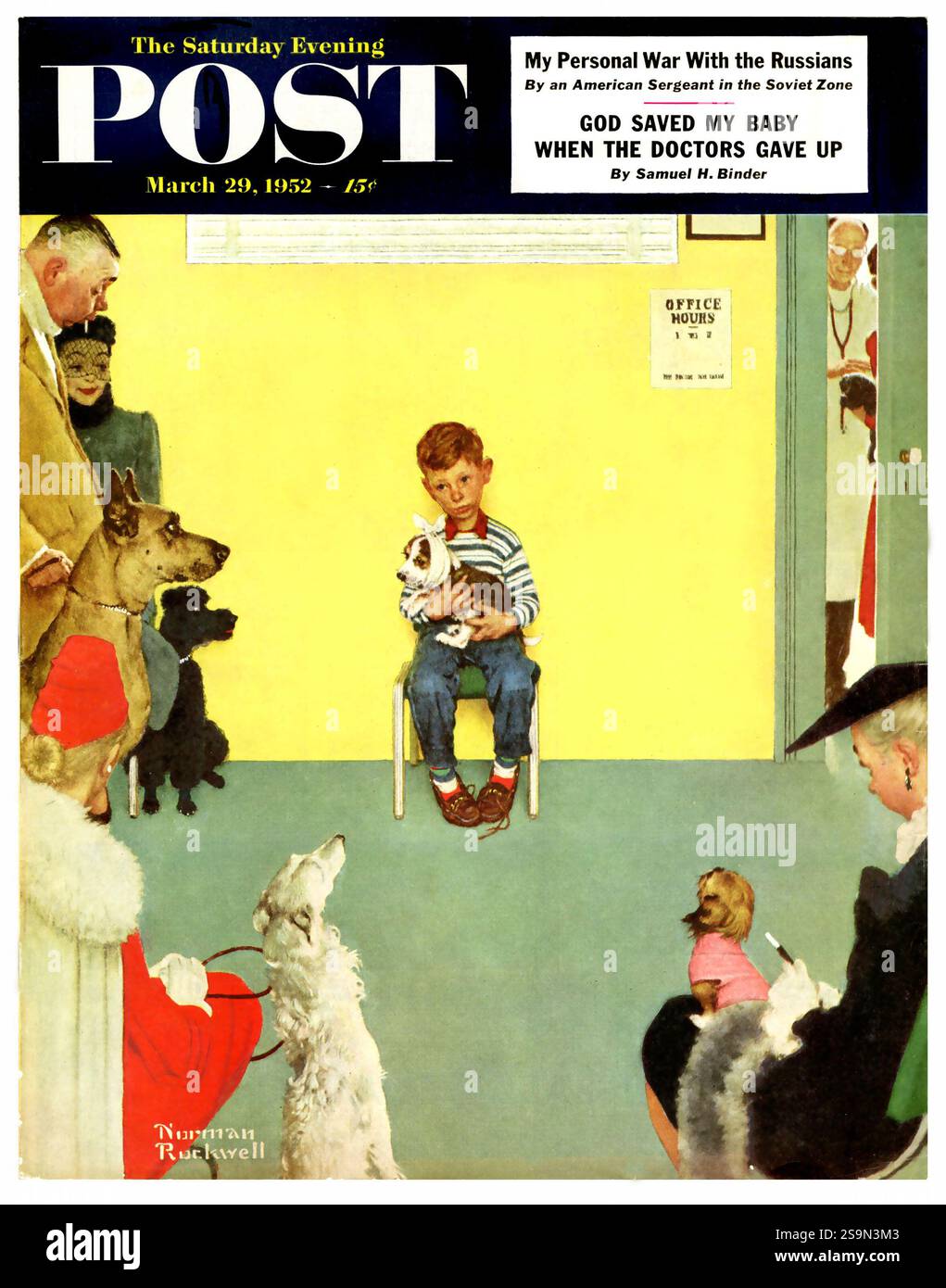 Cover art by norman rockwell hi-res stock photography and images - Alamy