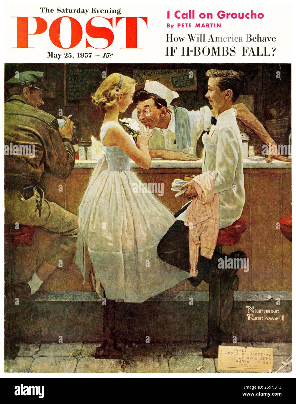 1957 May 25, Saturday Evening Post Cover featuring Norman Rockwell's ...