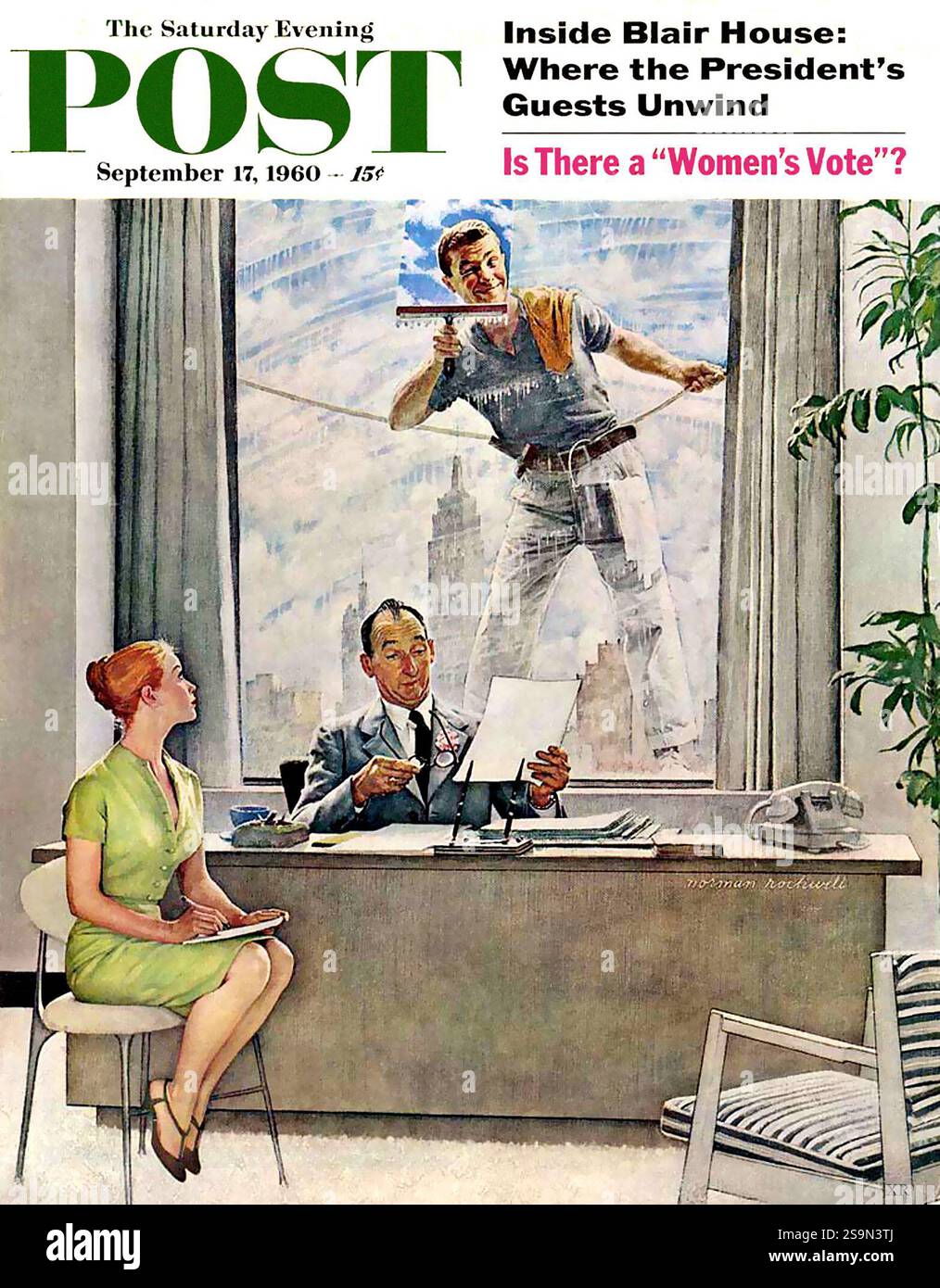 1960 Sep 17 Saturday Evening Post Cover featuring Norman Rockwell's ...