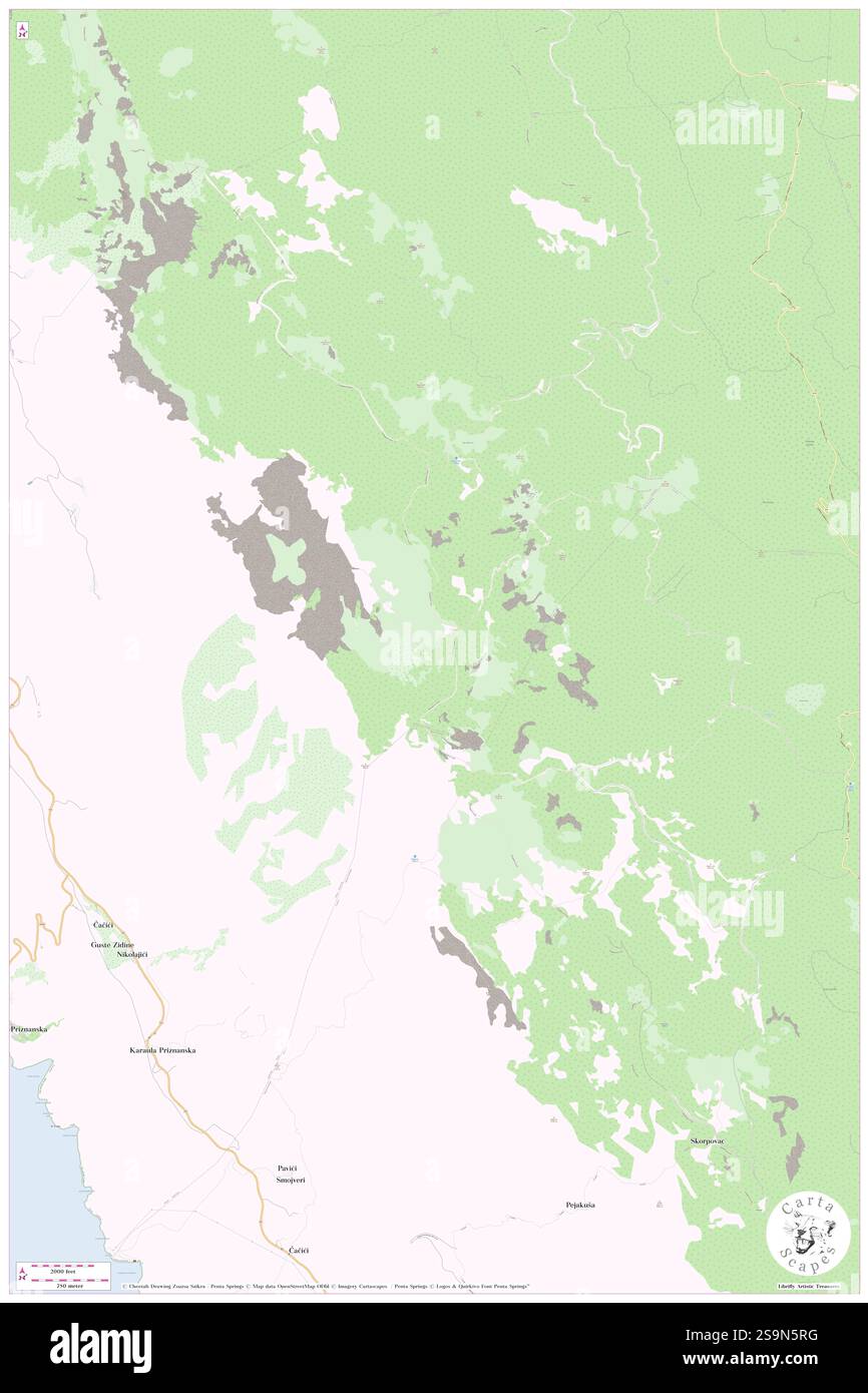 Korita, , HR, Croatia, County of Lika-Senj, N 44 37' 59'', N 15 1' 15 ...