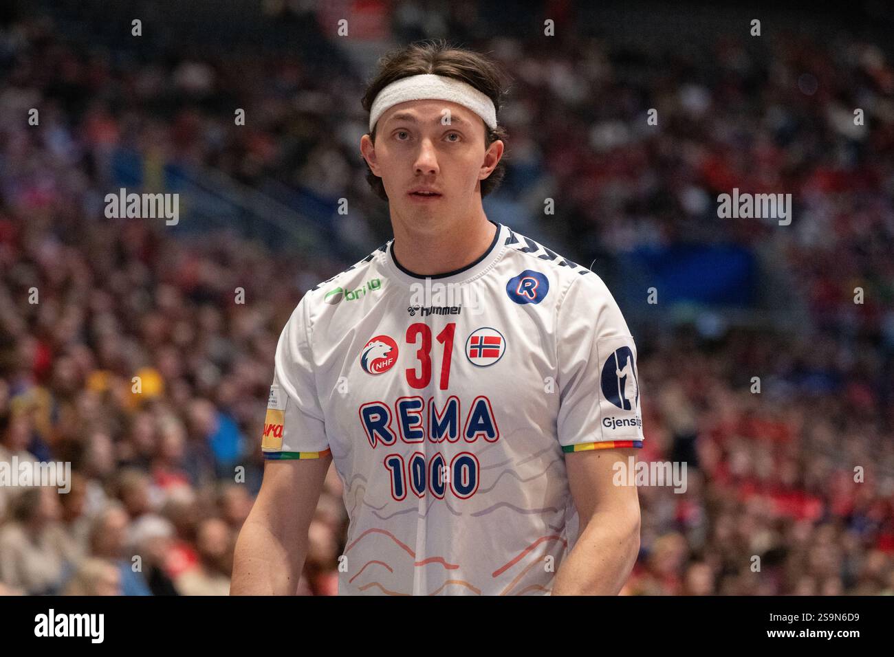 Oslo, Norway. 26th, January 2025. Kasper Lien (31) of Norway seen ...