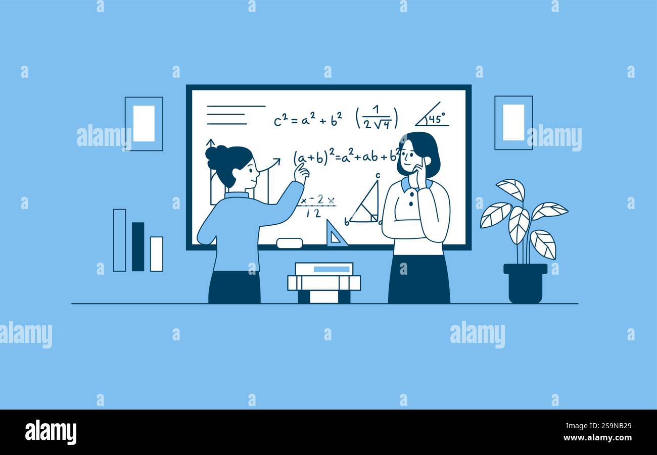 Helping students back Stock Vector Images - Alamy