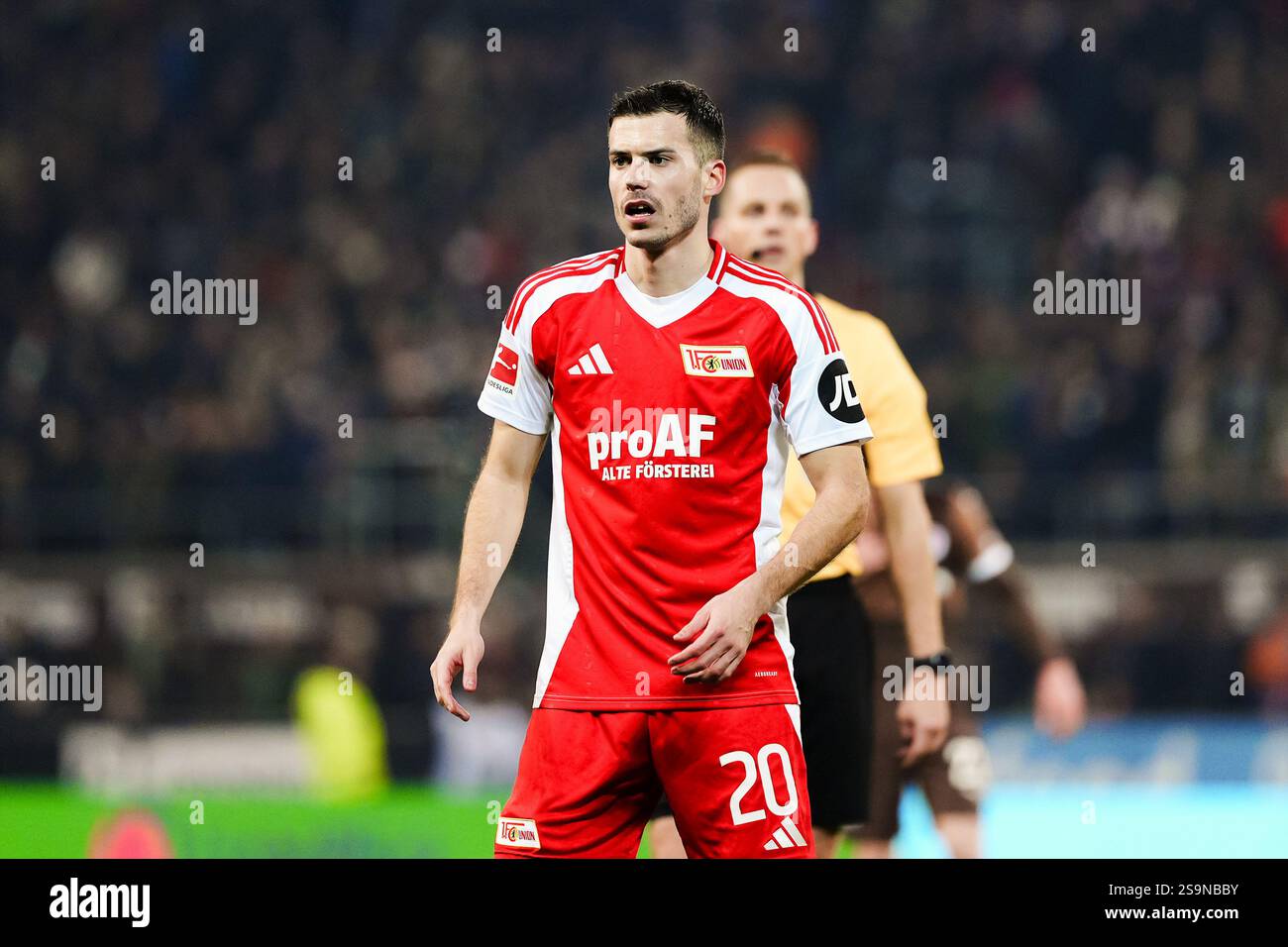 Laszlo Benes (1. FC Union Berlin, #20) GER, FC St. Pauli vs. 1. FC ...