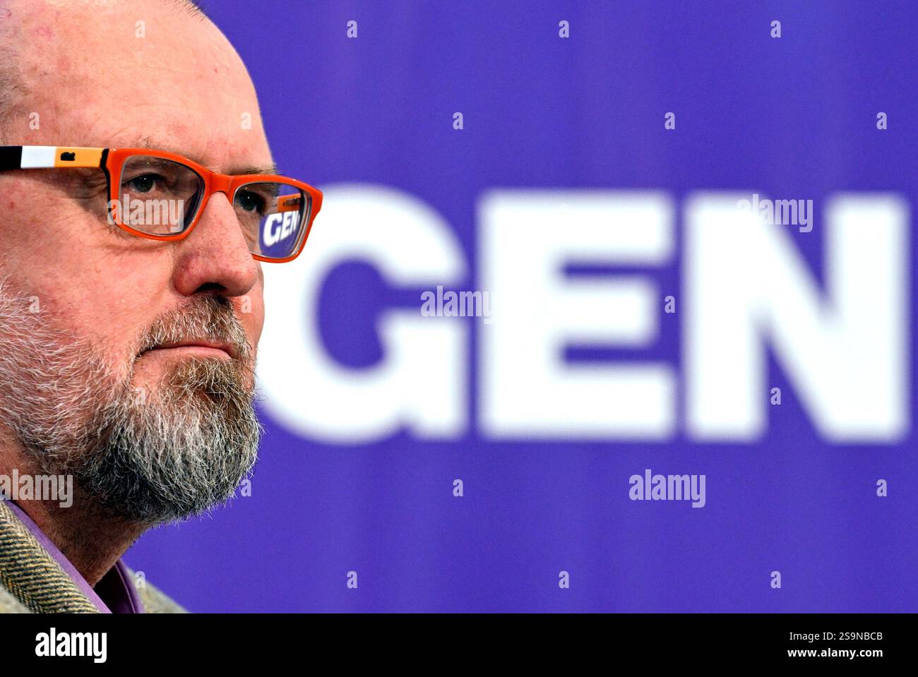 Prague, Czech Republic. 27th Jan, 2025. Party chairman Vojtech Ryvola ...