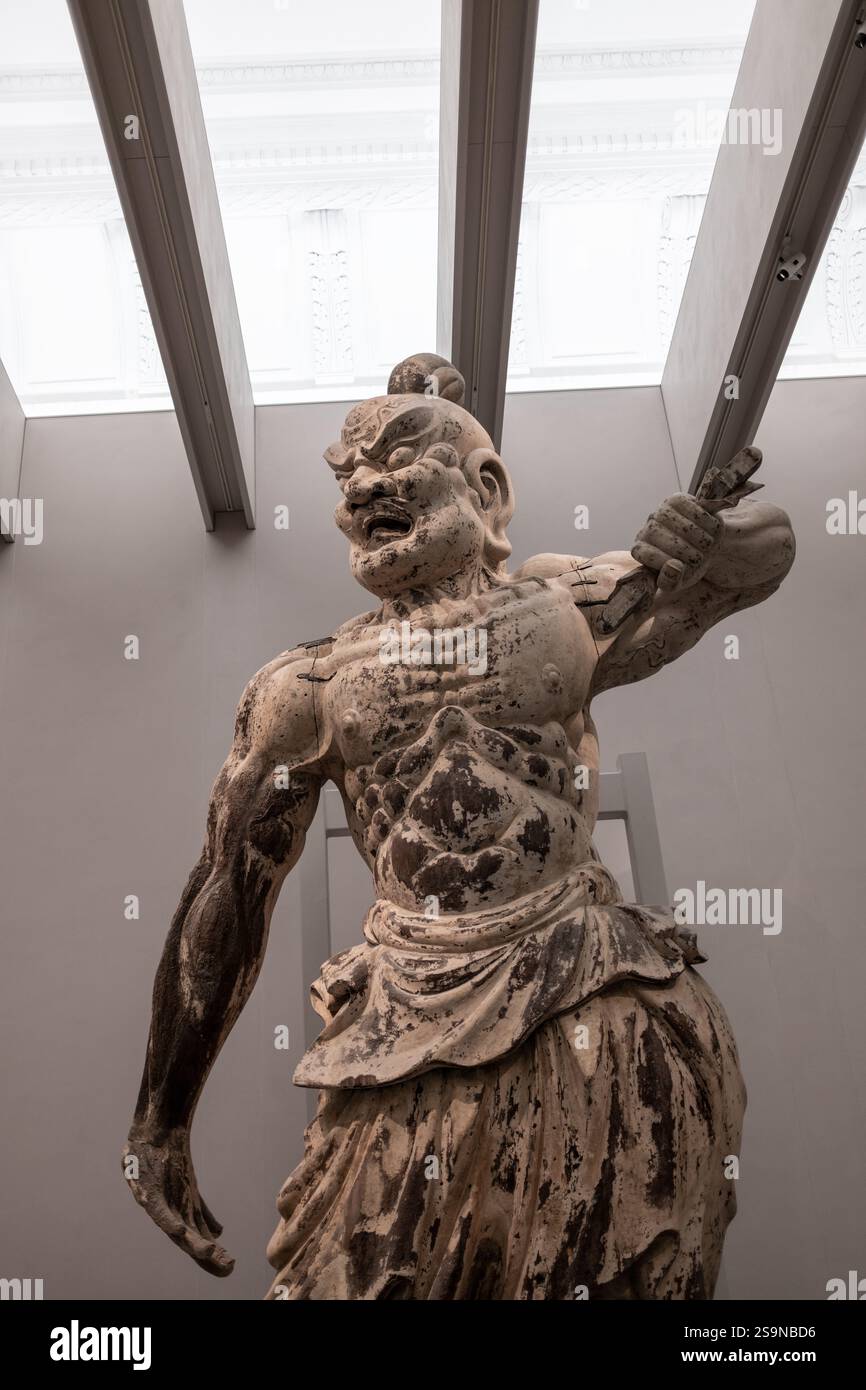 Standing Kongo Rikishi by Kojo in the Nara Art Museum in Nara Japan ...