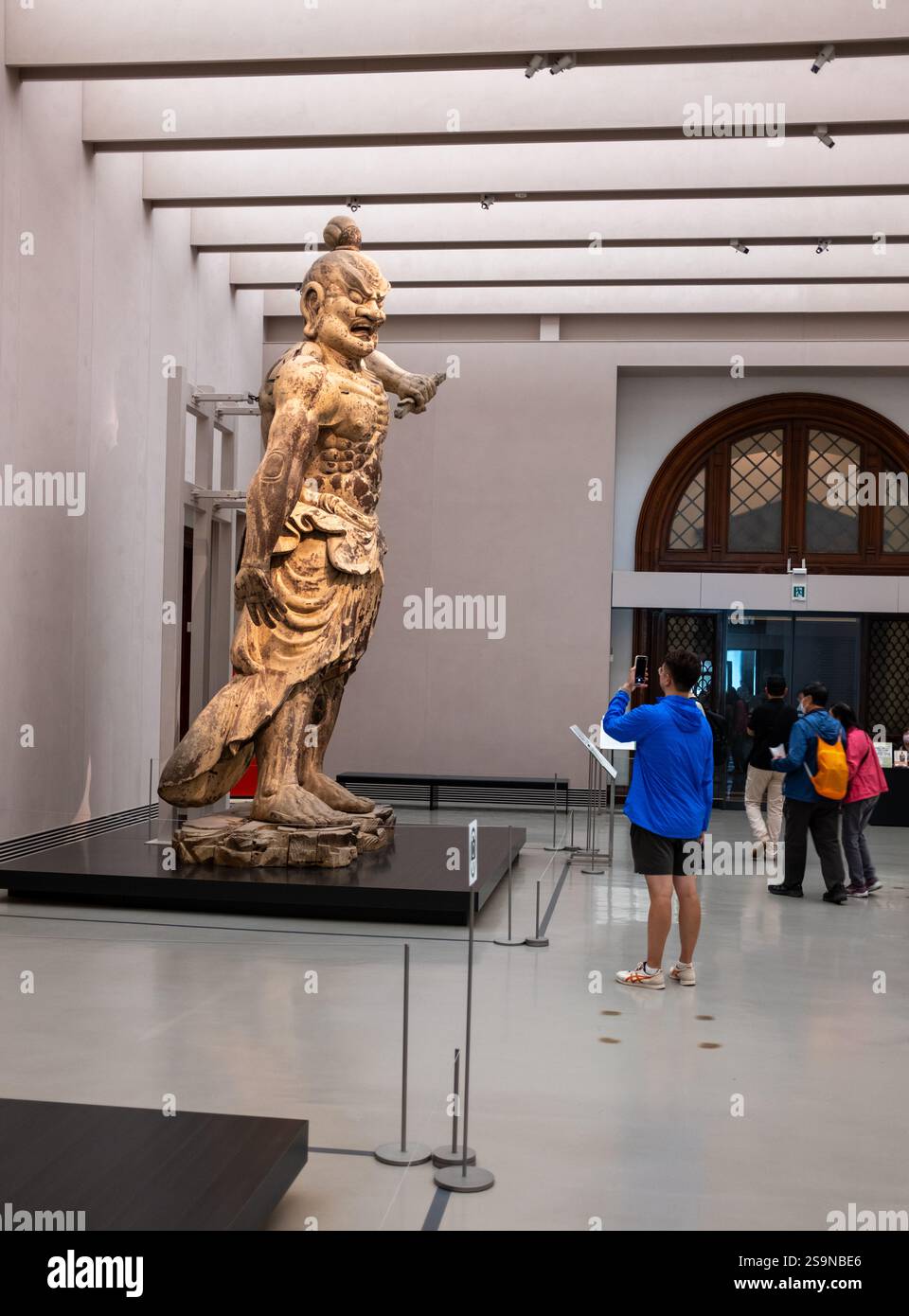 Standing Kongo Rikishi by Kojo in the Nara Art Museum in Nara japan ...