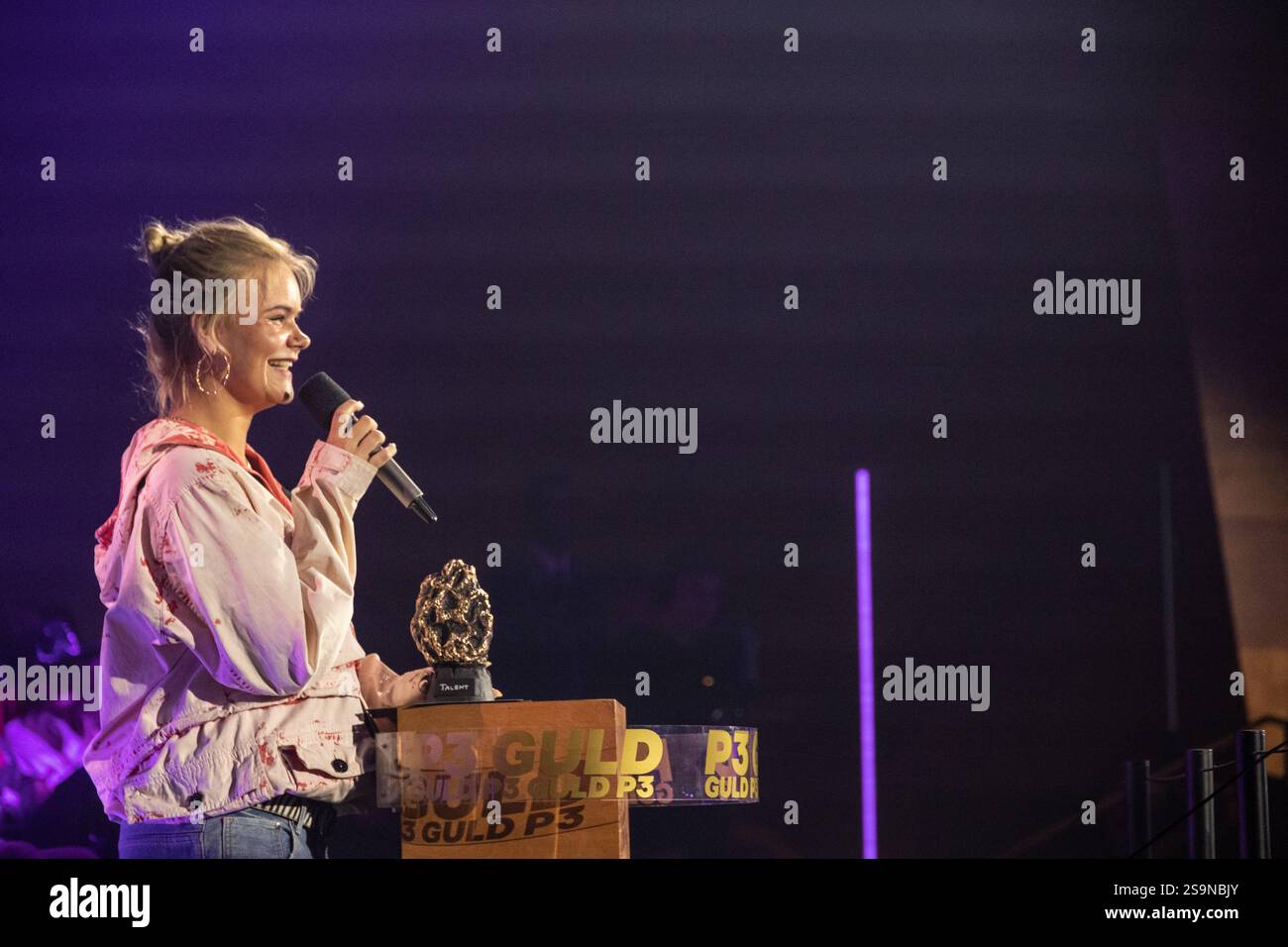 Copenhagen, Denmark. 18th Oct, 2024. Annika Wedderkopp received the 'P3 ...