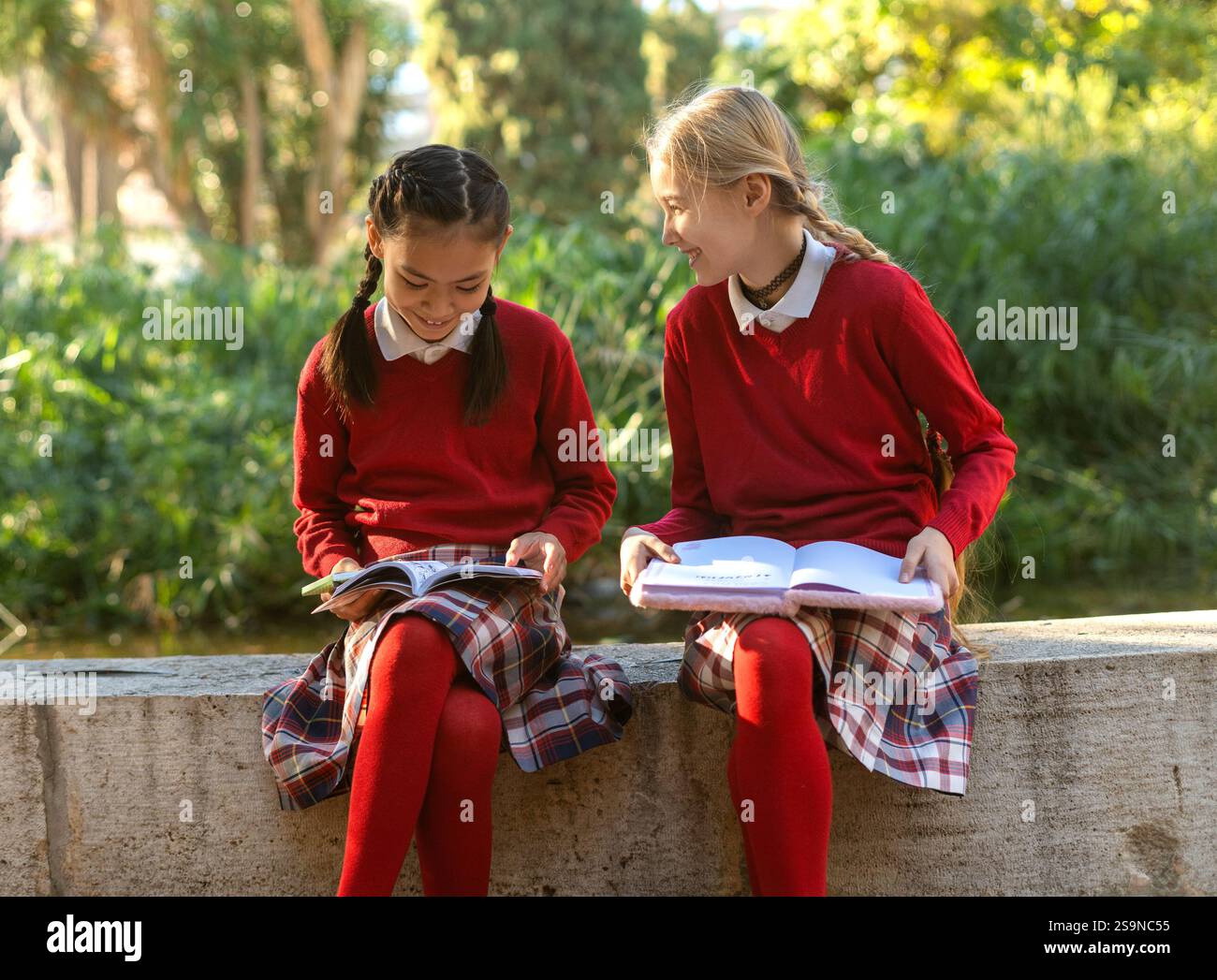 School girl tights hi-res stock photography and images - Alamy