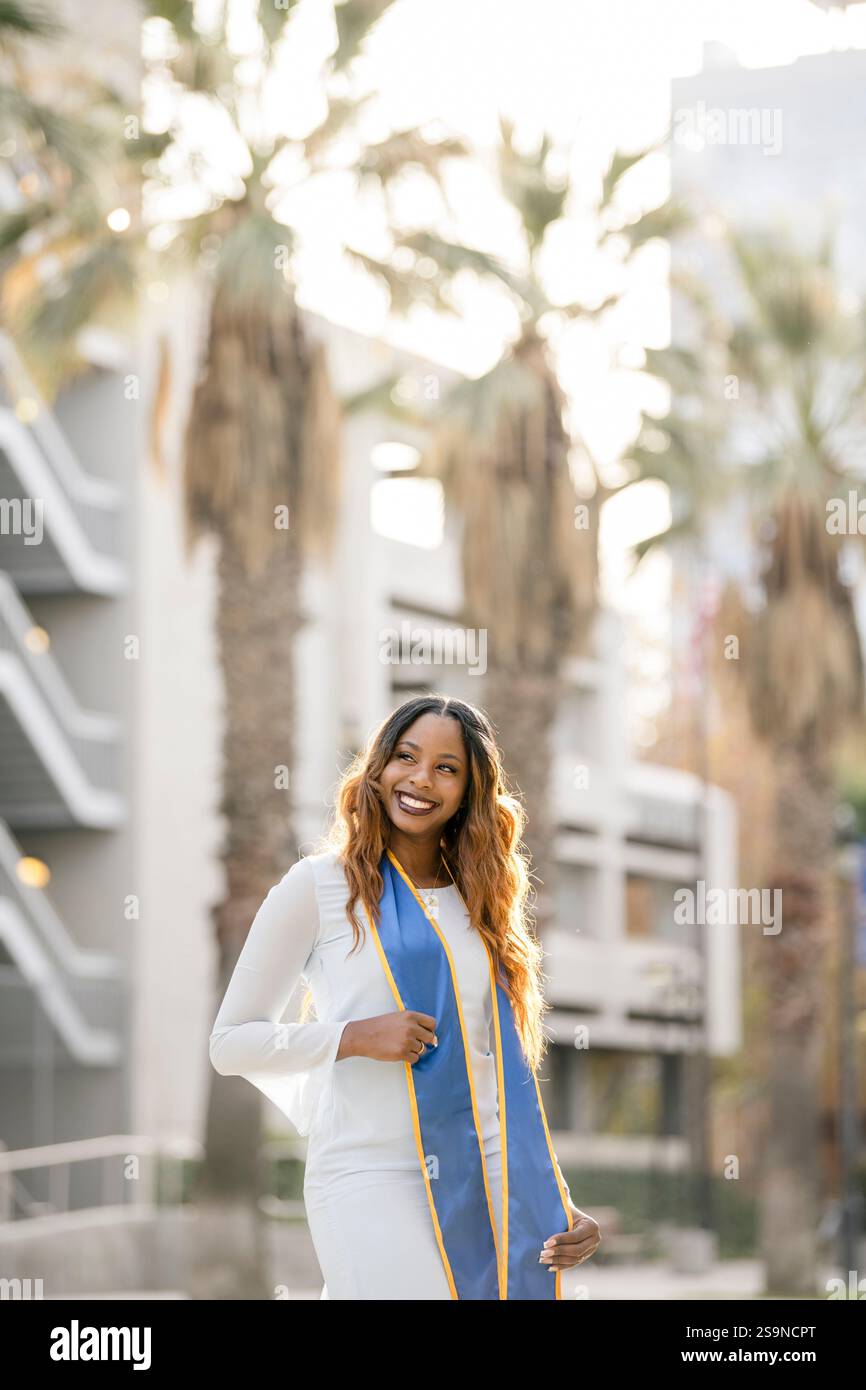 Senior woman graduate in hi-res stock photography and images - Alamy