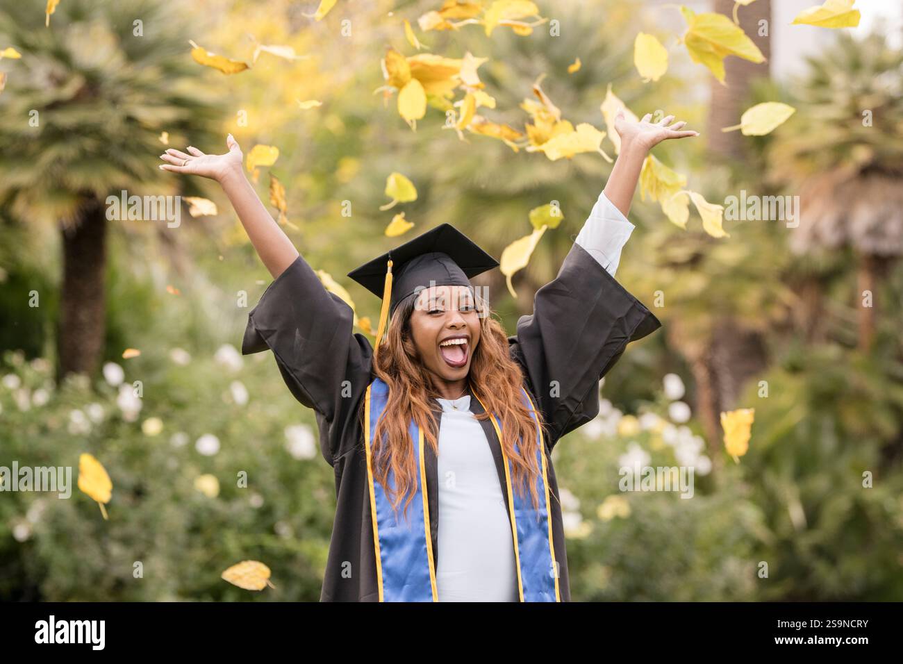 Senior woman graduate in hi-res stock photography and images - Alamy