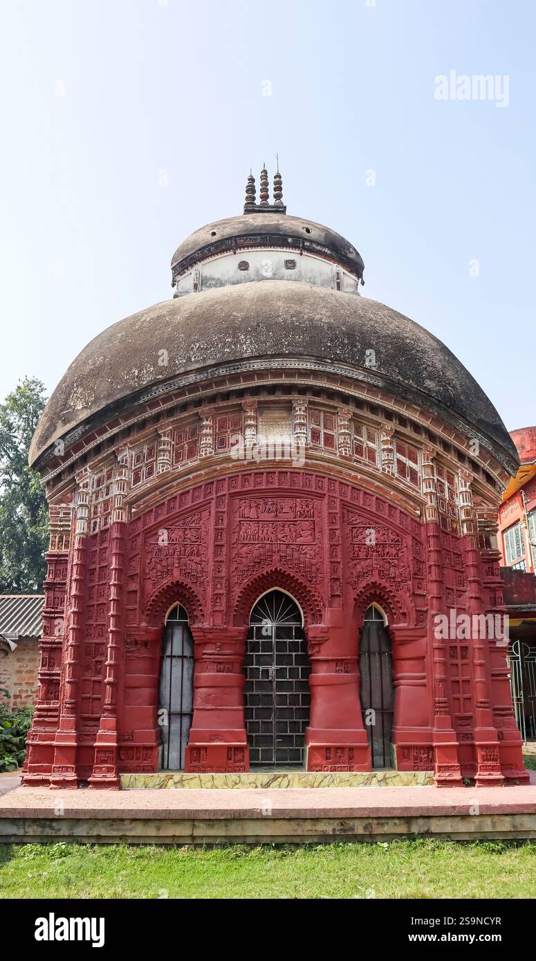 View of the 17th-century Kasinath Shiva Temple, renowned for its ...