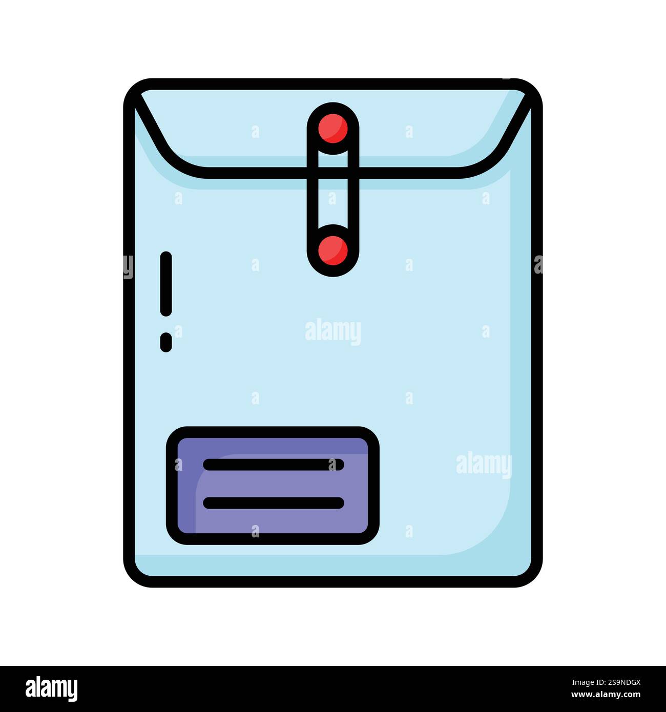 A sleek and secure representation of organized communication. An icon ...