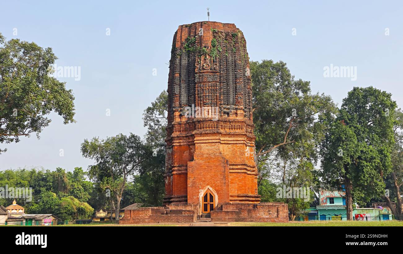 Ancient terracotta Siddheshwar Temple, dedicated to Lord Shiva, a 11th ...