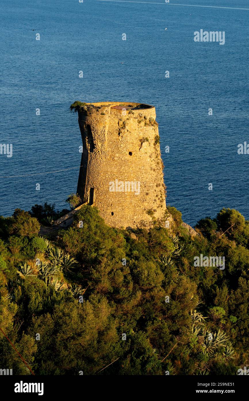 The Asciola tower or Torre a Mare, a medieval Saracen watch tower on ...