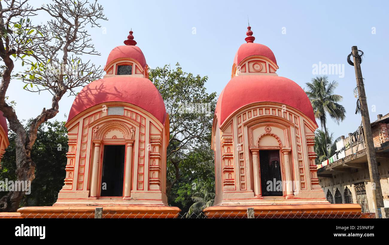 Back view of the 10th-century Nibia Kheda Brick Temples, dedicated to ...