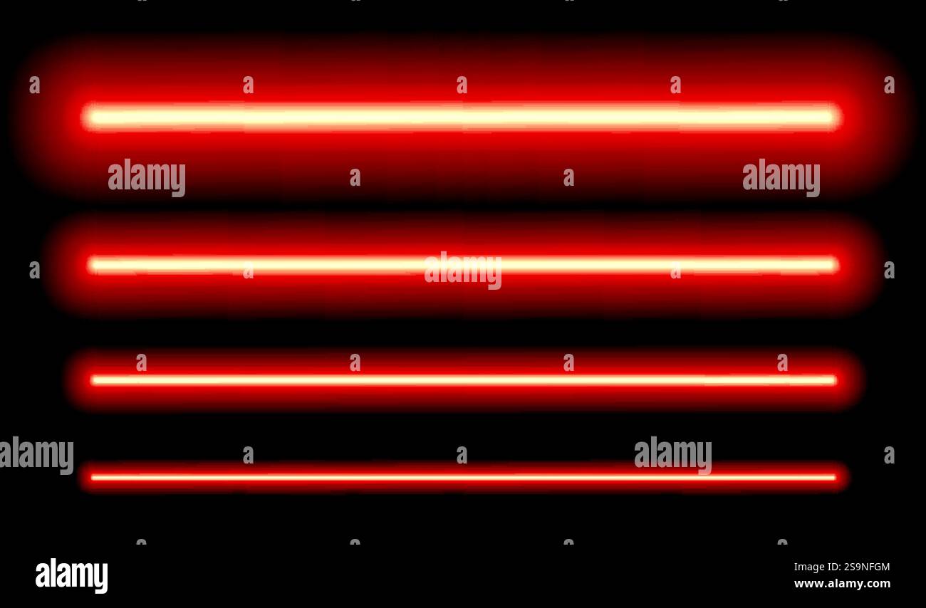 Laser light beam on black background. Vector Stock Vector Image & Art ...